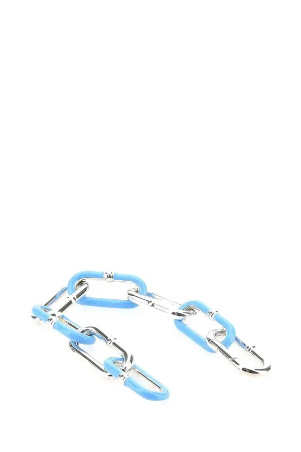 Bottega Veneta Two-tone Silver Chain Bracelet