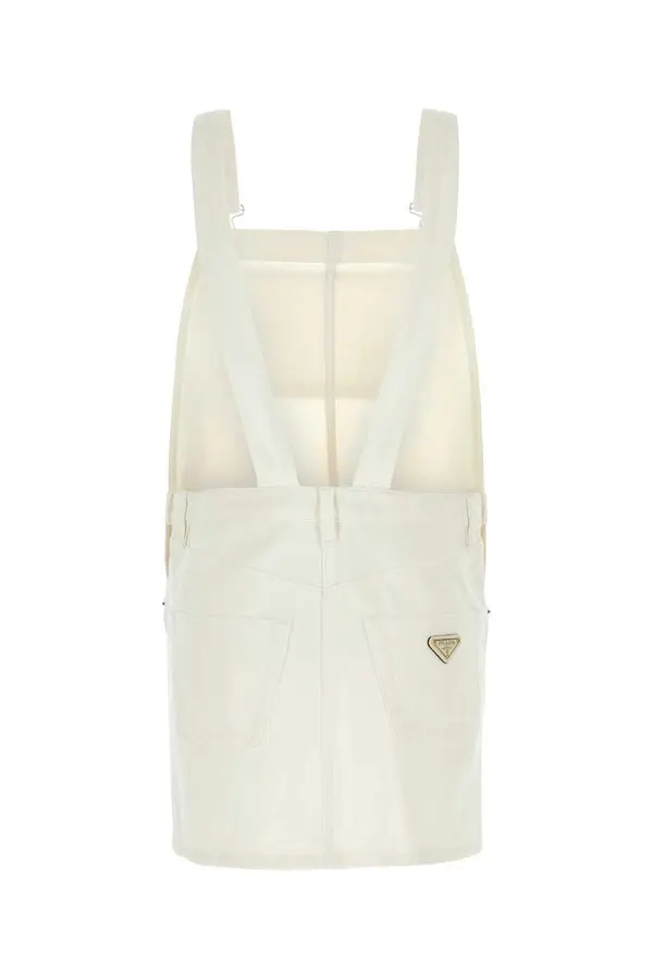Prada Denim Dungarees Dress