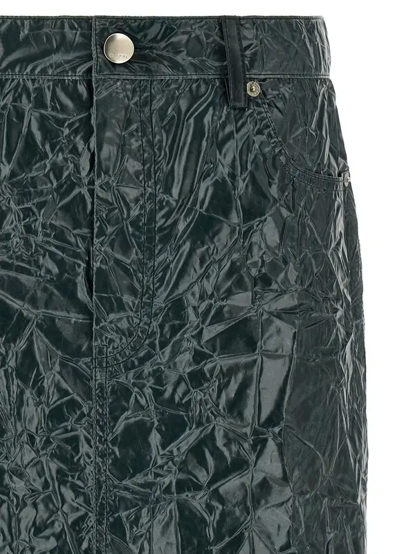 Marni Coated Technical Skirt - Green