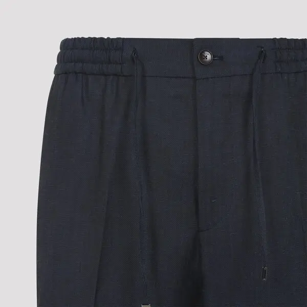Etro Wool And Linen Pants