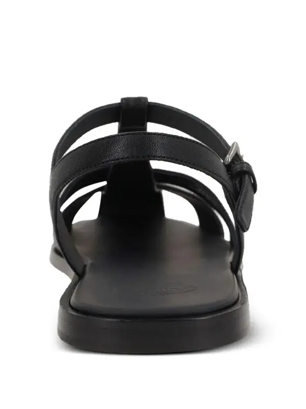 Church's Odyssey Nappa Leather T-strap Sandals - Black