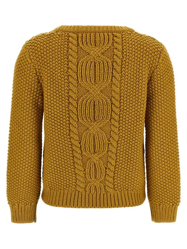 Saint Laurent Knit With 3/4 Sleeves - Yellow