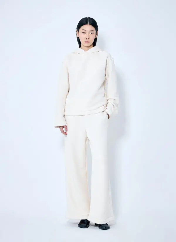 Max Mara Logo Embroidery Hooded Sweatshirt