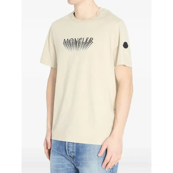 Moncler Neutrals T-shirts & Vests T-shirts