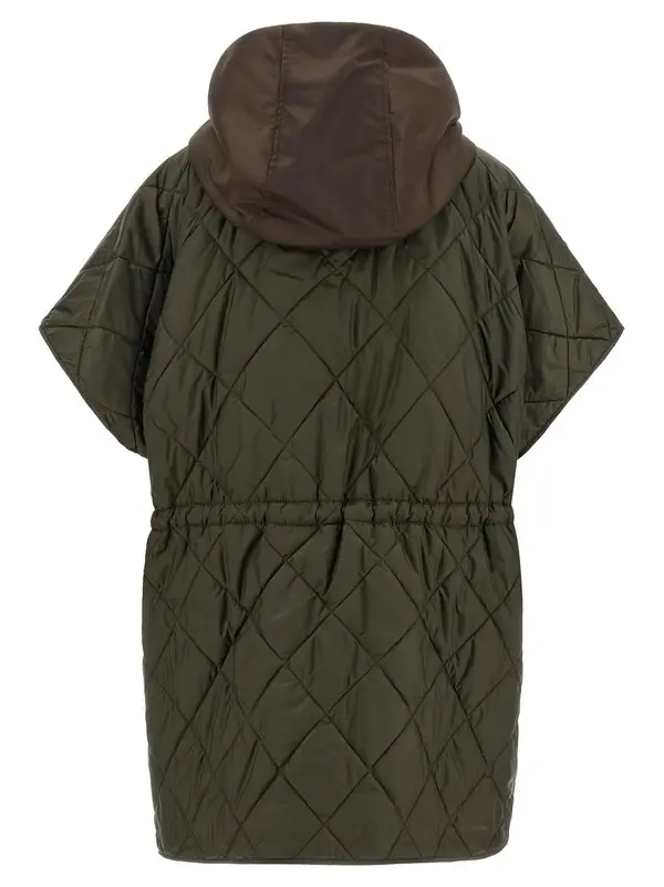 Max Mara Orgiano Padded Vest - Brown