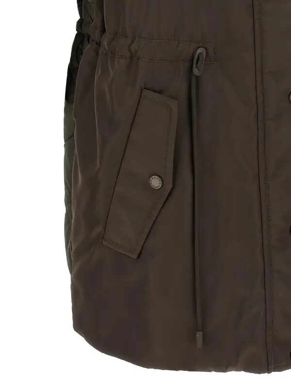 Max Mara Orgiano Padded Vest - Brown