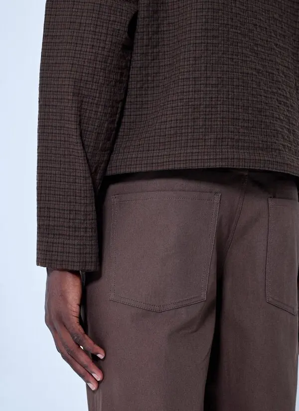 Moncler Checked Zip-up Jacket