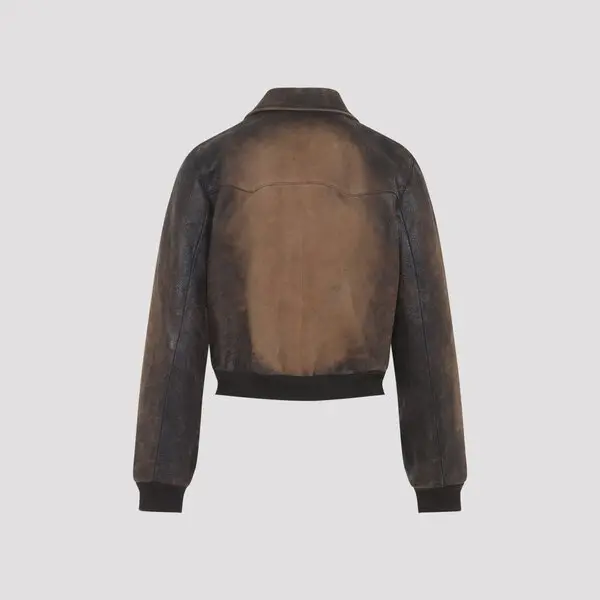 Miu Miu Lamb Leather Jacket