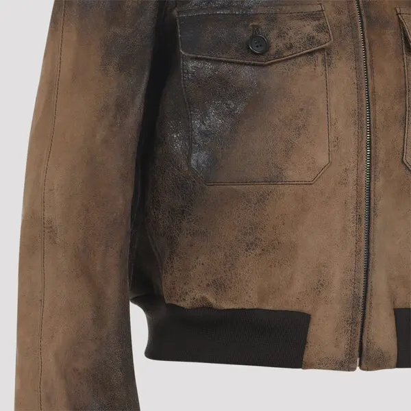 Miu Miu Lamb Leather Jacket
