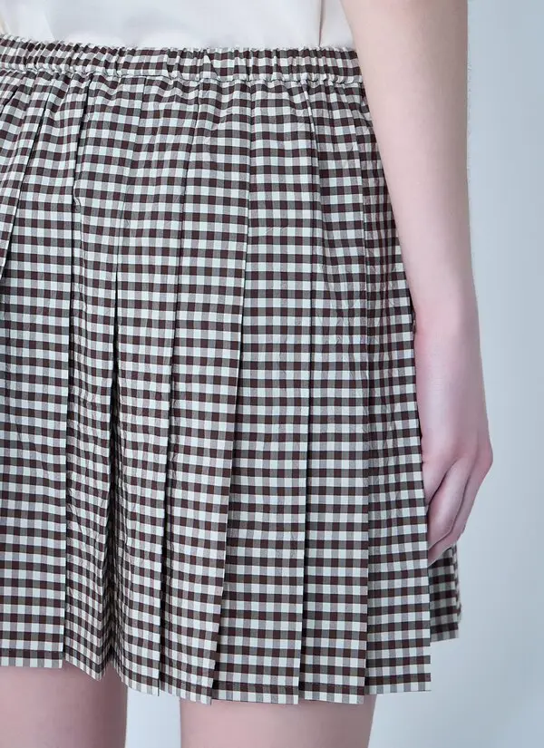 Moncler Pleated Mini Skirt
