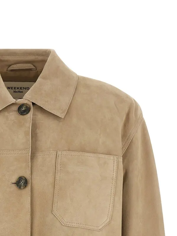 Max Mara Ghiera' Leather Jacket