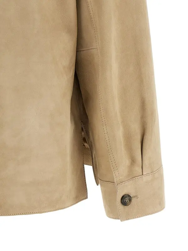 Max Mara Ghiera' Leather Jacket