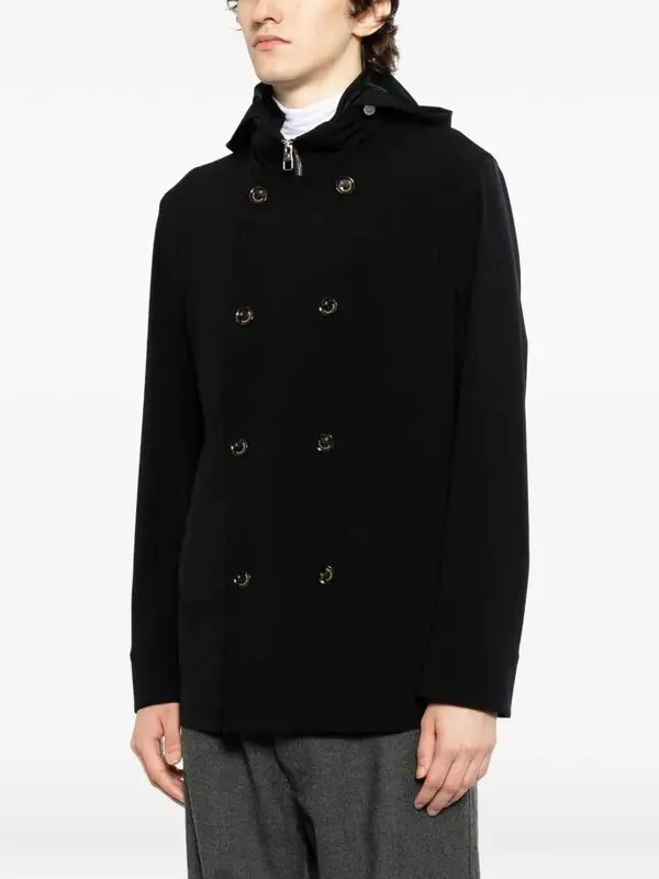 MONTECORE Double-breasted Jacket With Hood