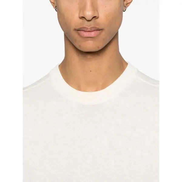 Stone Island Organic Cotton Crew Neck Pullover - Cream
