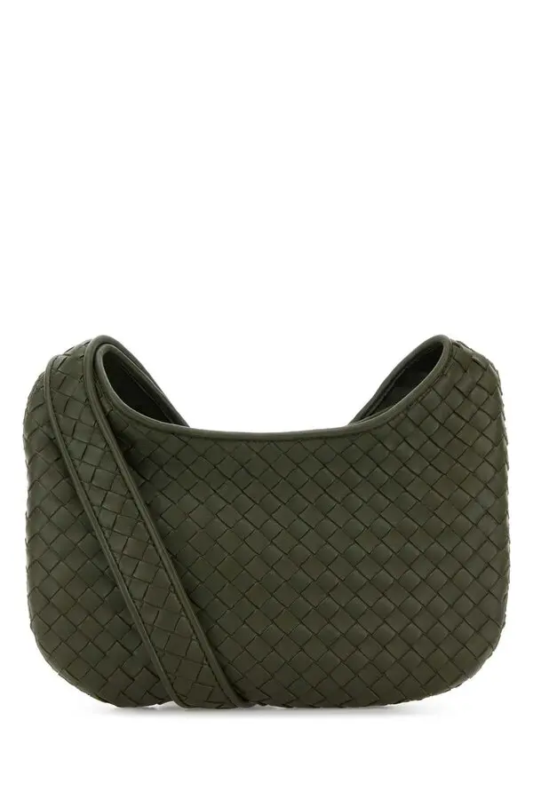 Bottega Veneta Small Veneto Crossbody Bag - Green