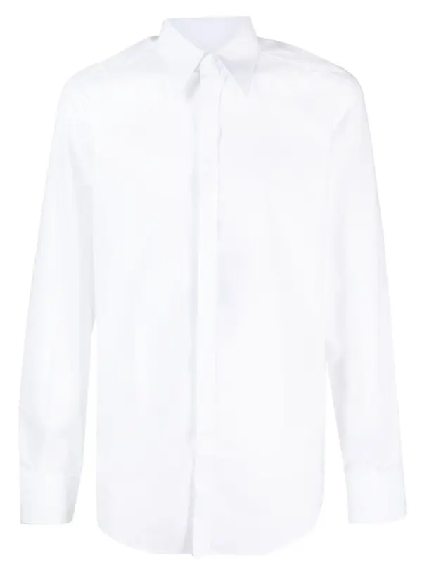 Dolce & Gabbana Regular Fit Cotton Shirt - White