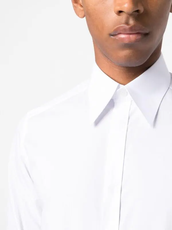 Dolce & Gabbana Regular Fit Cotton Shirt - White