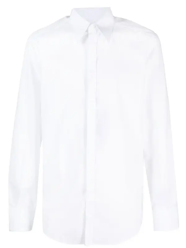 Dolce & Gabbana Regular Fit Cotton Shirt - White