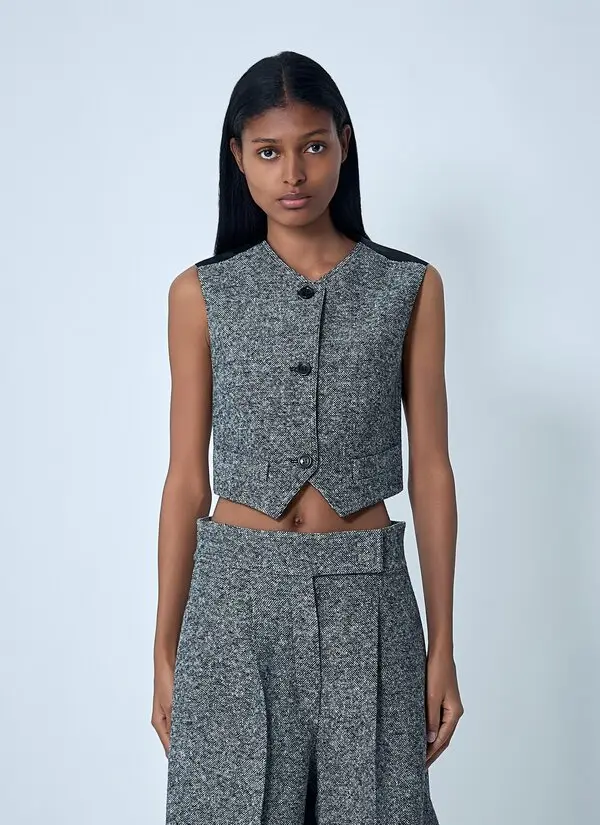 Max Mara Tailored Wool-and-silk Waistcoat