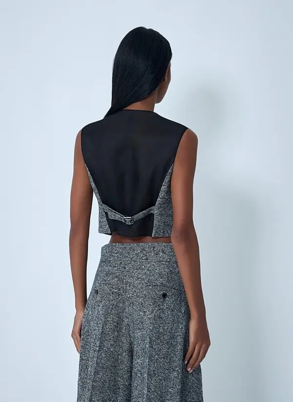Max Mara Tailored Wool-and-silk Waistcoat