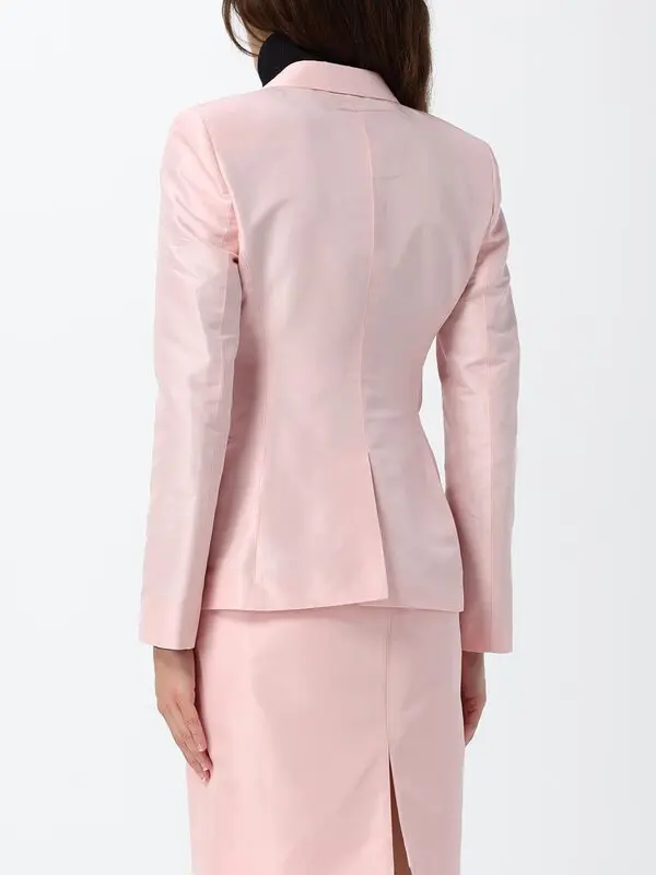 Gucci Cropped Single-breasted Silk Blazer With Peak Lapels