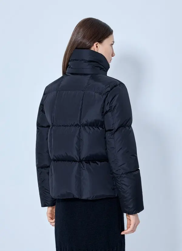 Moncler Castlenew Hooded Down Jacket - Black