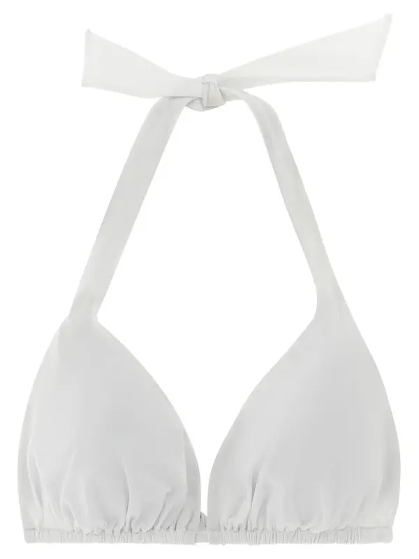 Dolce & Gabbana Triangle Bikini Top - White
