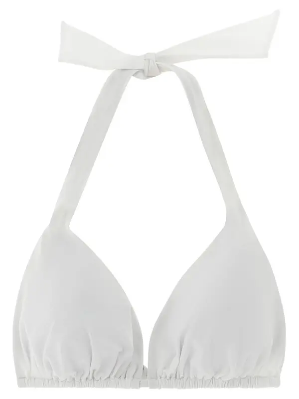 Dolce & Gabbana Triangle Bikini Top - White