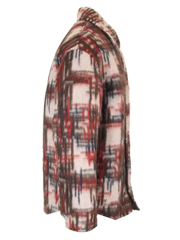 Bottega Veneta Brushed Alpaca Overshirt - Multicolor