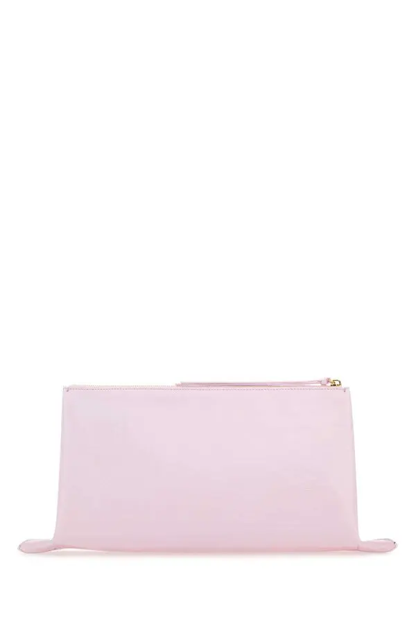 JIL SANDER Pastel Leather Medium Clutch