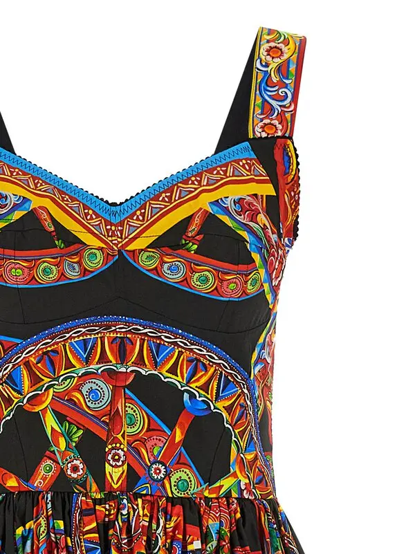 Dolce & Gabbana Carretto Poplin Dress