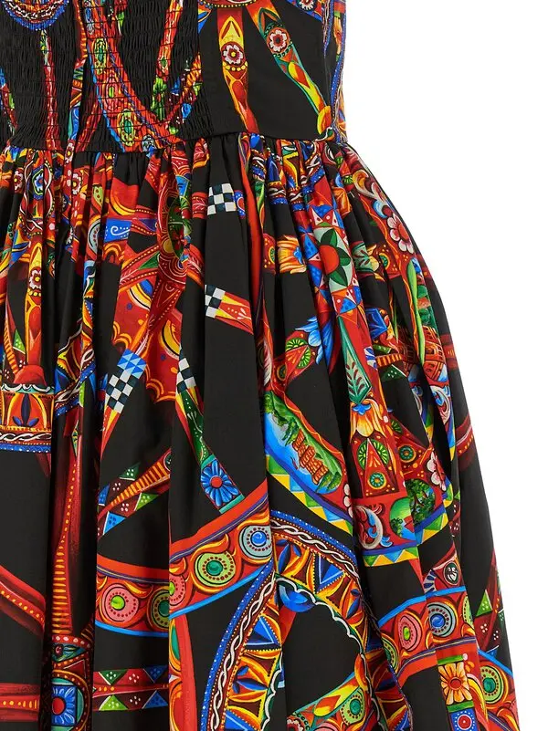 Dolce & Gabbana Carretto Poplin Dress