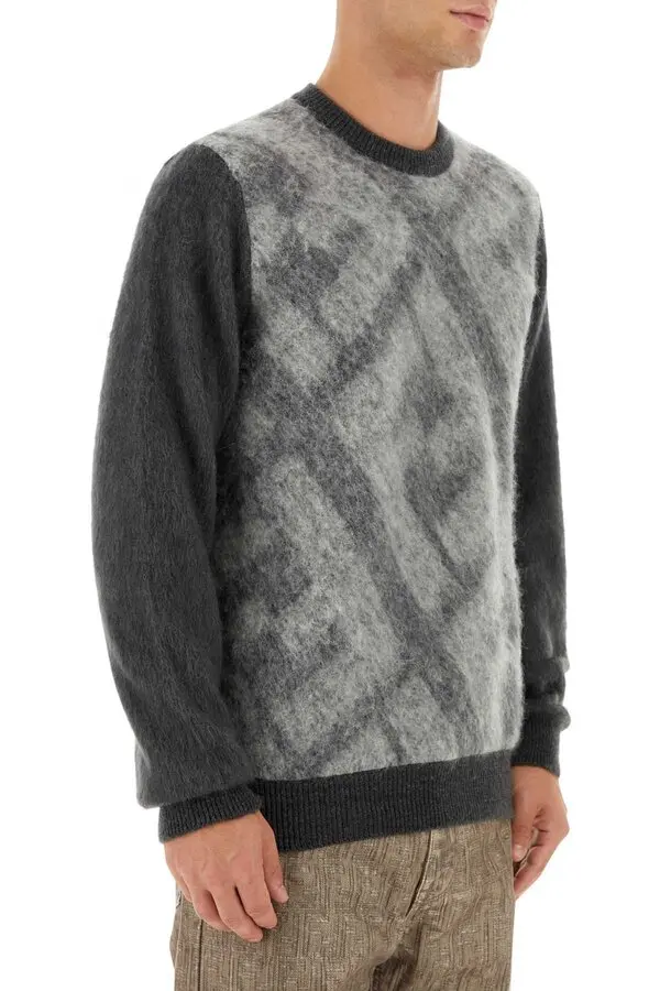 Fendi Embroidered Wool Blend Sweater