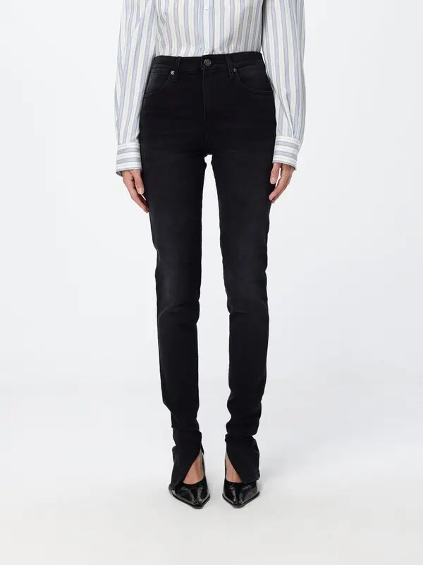 Gucci High-waisted Skinny Jeans In Stretch Cotton Denim - Black