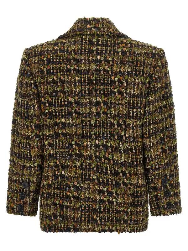 Saint Laurent Bouclé Tweed Blazer