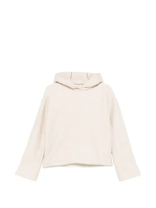 Max Mara Logo Cotton Hoodie