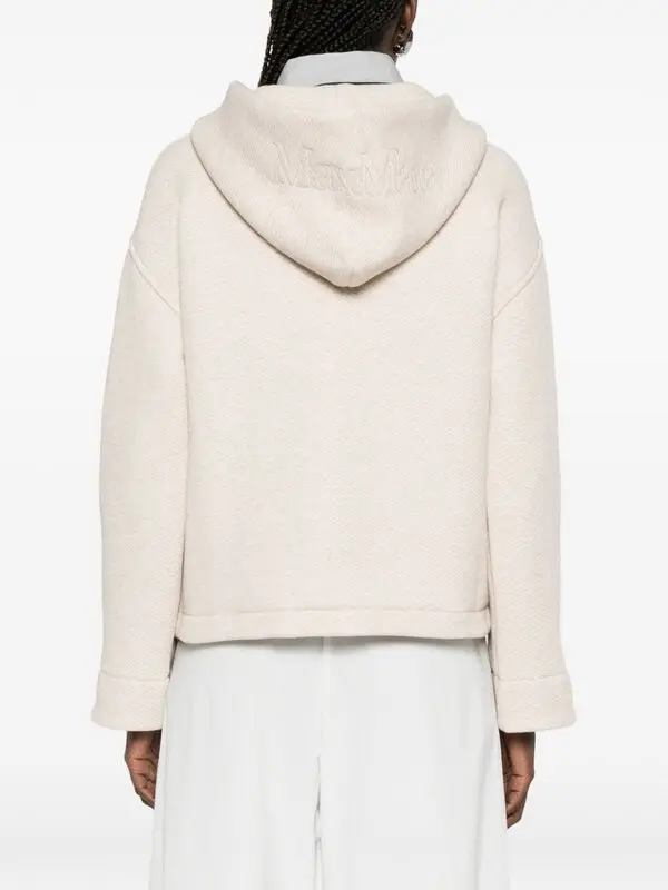 Max Mara Logo Cotton Hoodie