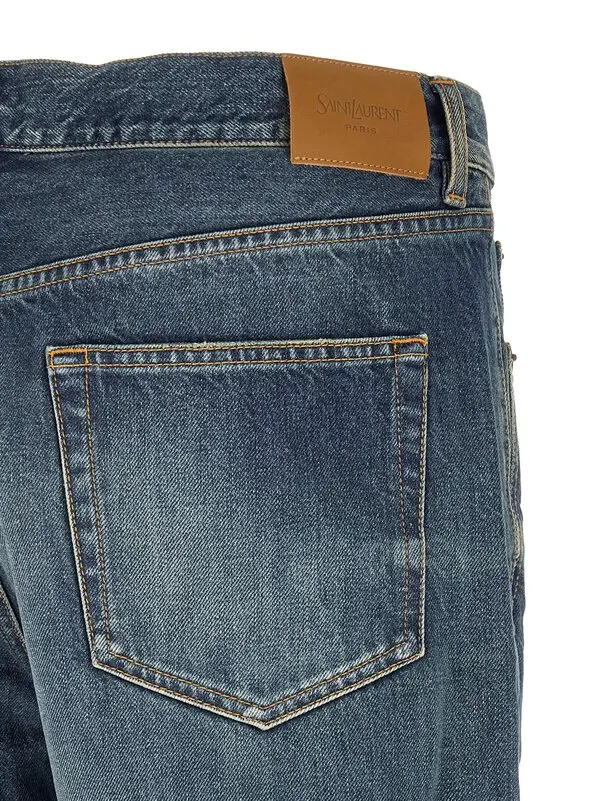 Saint Laurent Straight Leg Jeans