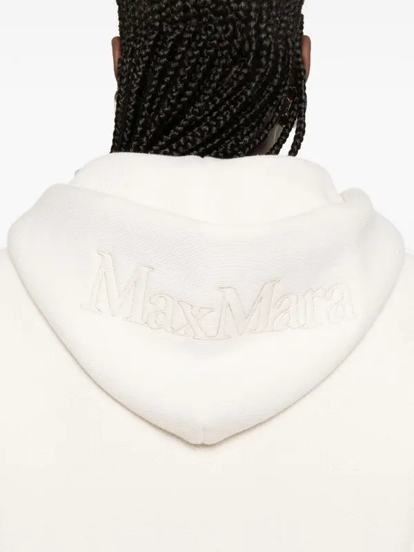 Max Mara Logo Cotton Hoodie