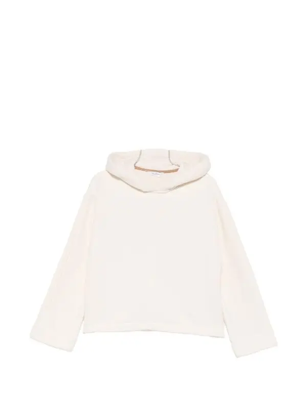 Max Mara Logo Cotton Hoodie - Multicolor