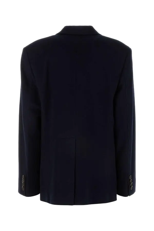 Miu Miu Midnight Wool Blend Blazer