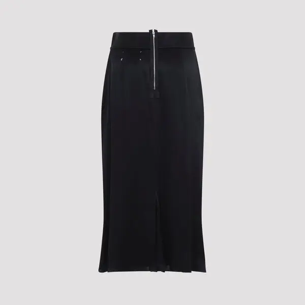 MAISON MARGIELA Satin Midi Skirt