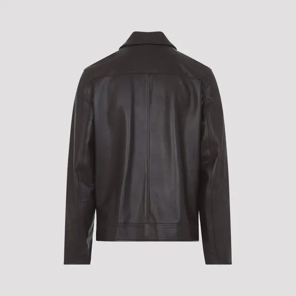 Paul Smith Regular Fit Leather Jacket