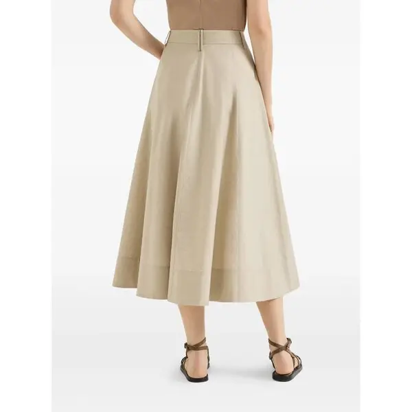 Brunello Cucinelli Neutrals Skirts A-line Skirts