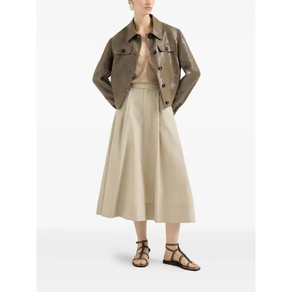Brunello Cucinelli Neutrals Skirts A-line Skirts