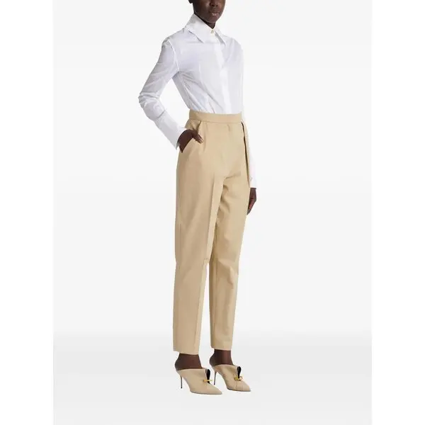 Balmain Neutrals Trousers Tailored Trousers