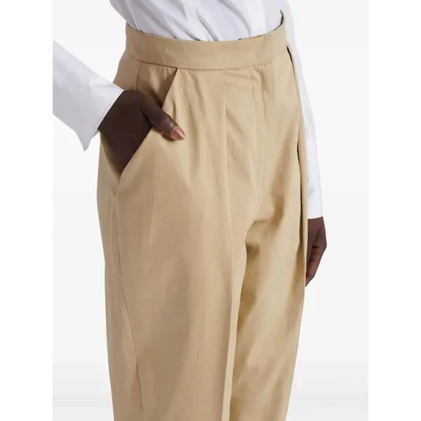 Balmain Neutrals Trousers Tailored Trousers
