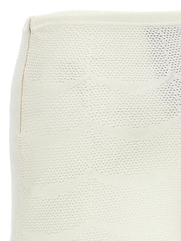 TOM FORD Crochet Mini Skirt - White