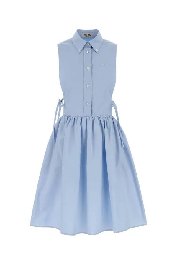 Miu Miu Light- Poplin Shirt Dress