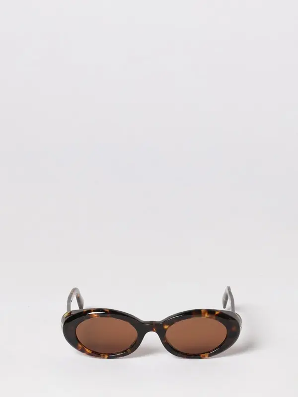 Miu Miu Oval Tortoiseshell Acetate Sunglasses